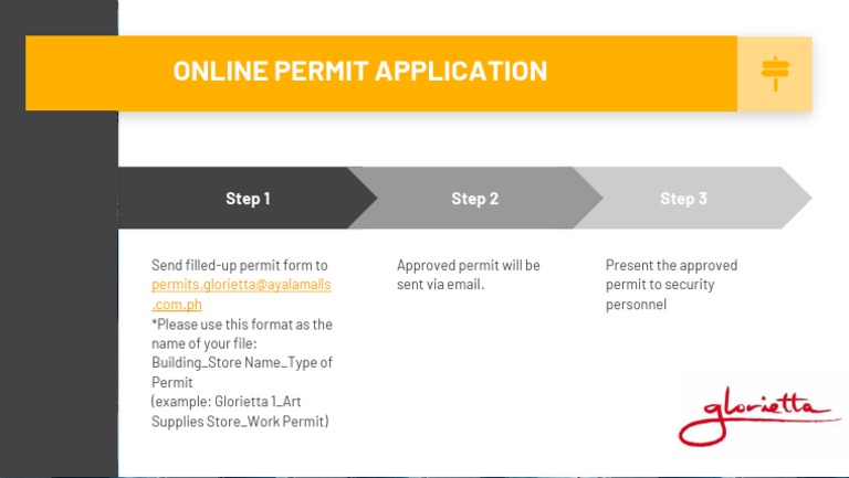 Glorietta - Online Permit Application Process | PDF