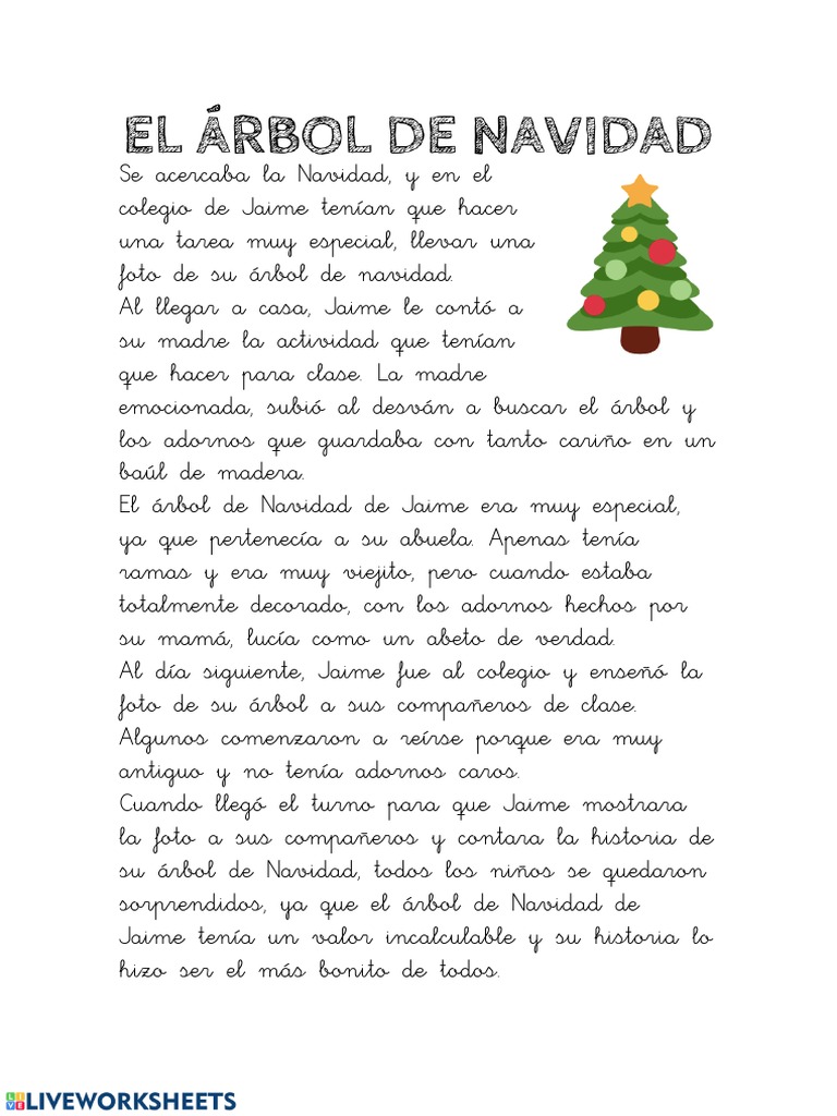 Comprension Lectora Navidad | PDF