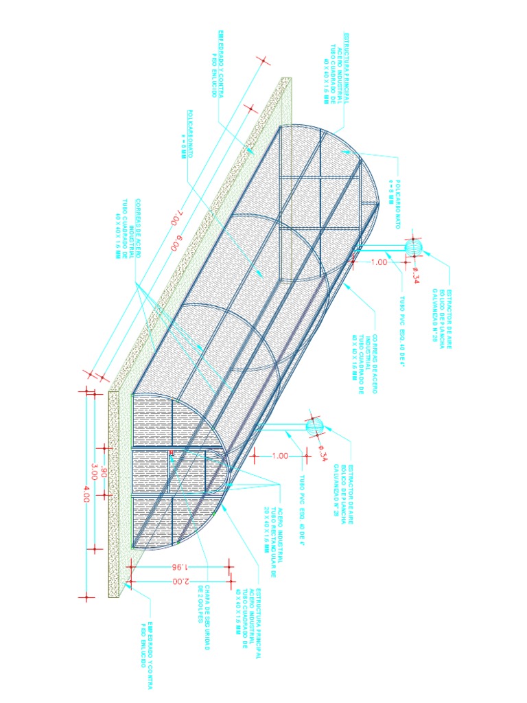 Plano de Planta de Empedrado y Contrapiso Secadores Solares Semi ...