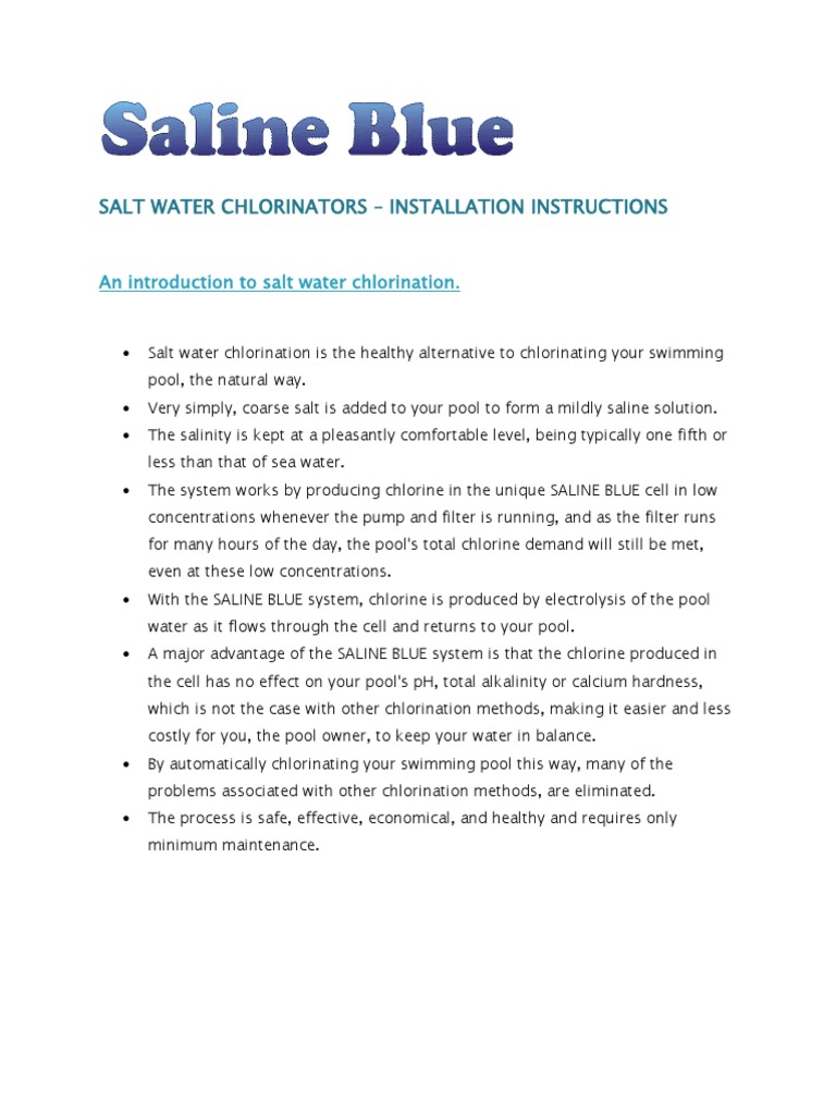 Info Guide | PDF | Water | Chemistry