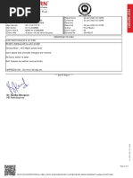 CT Scan Result Sample Template | PDF | Radiology | Ct Scan