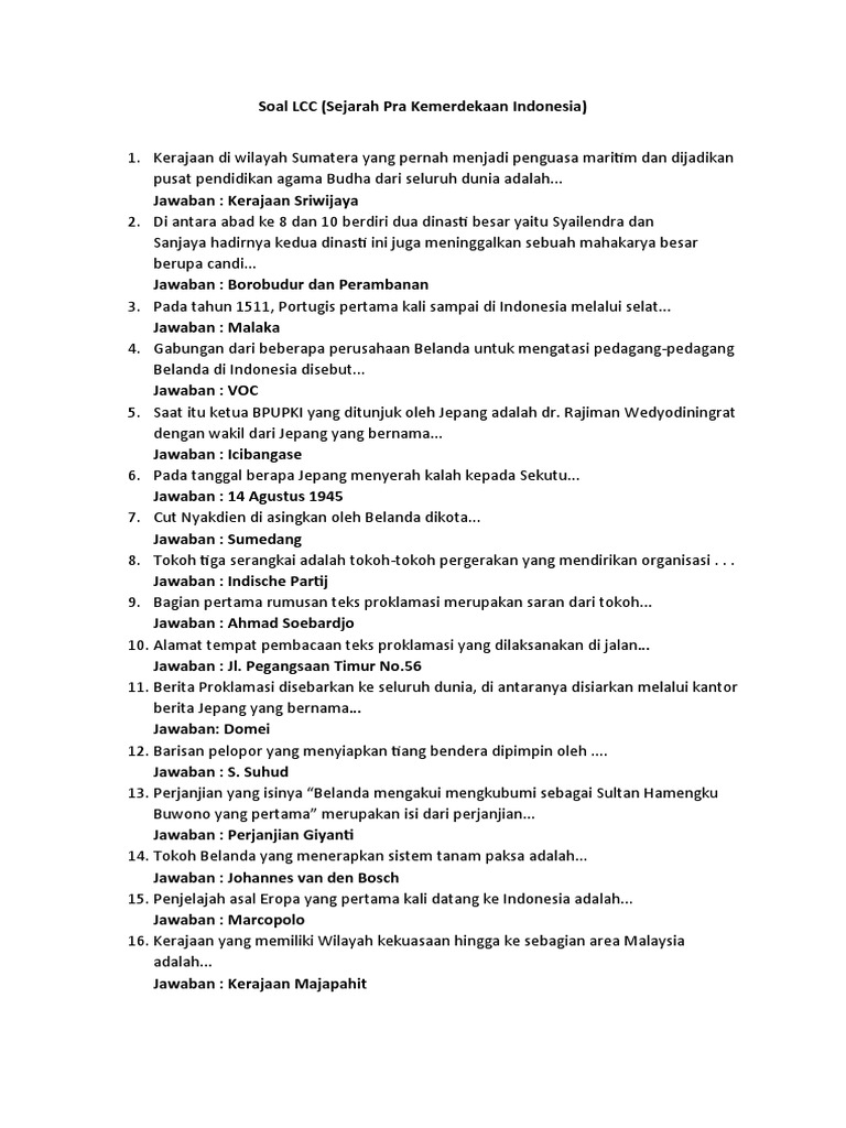Soal Lcc Pdf