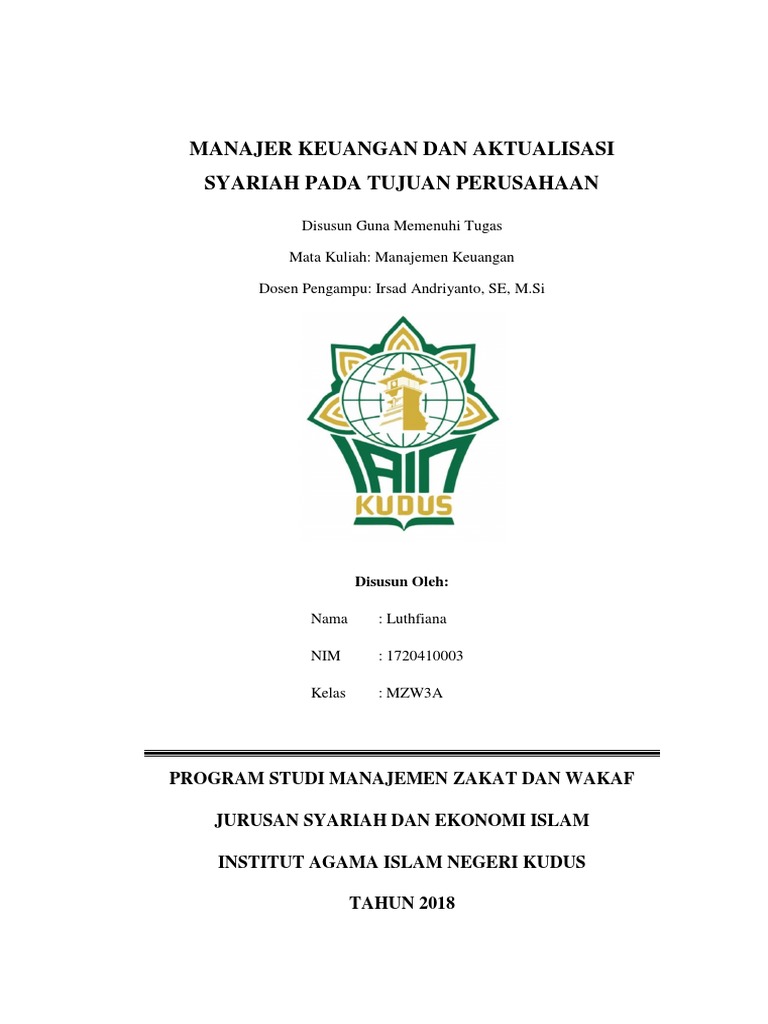 Ana MK1 | PDF | Bisnis | Pengelolaan Keuangan & Uang