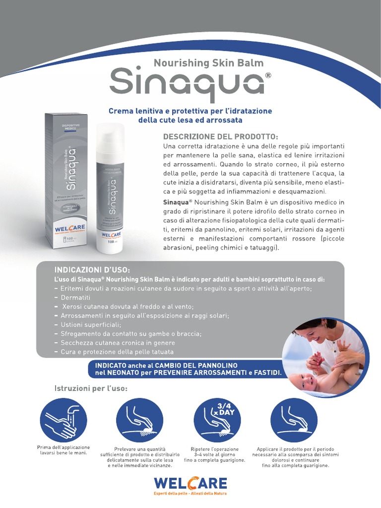 Scheda Tecnica SINAQUA SKIN BALM ITA 2022 | PDF