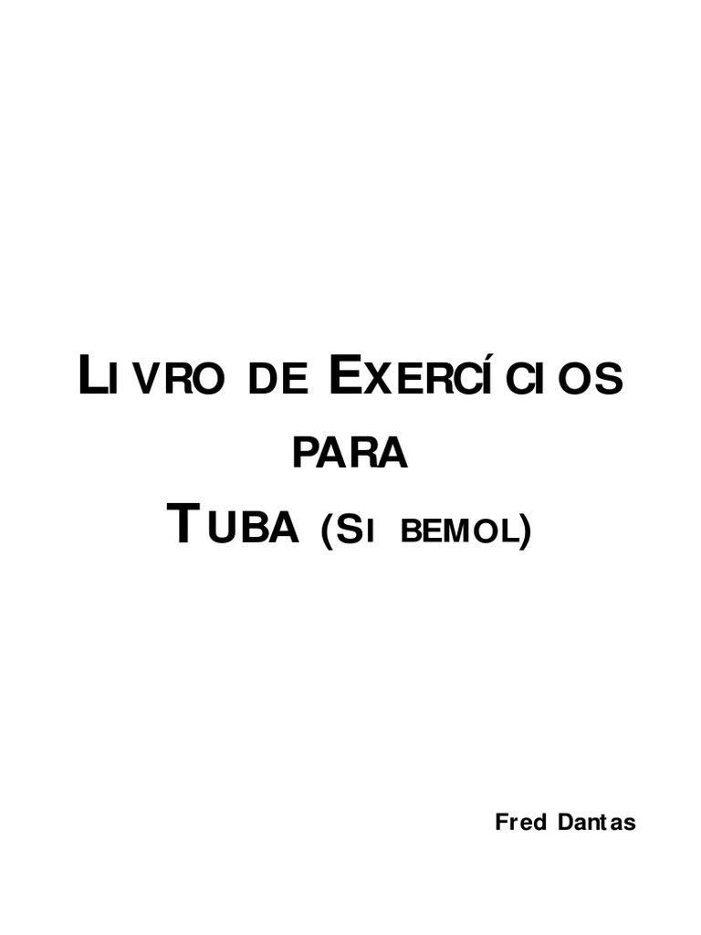 Livro de Exercicios para Tuba Si Bemol | PDF