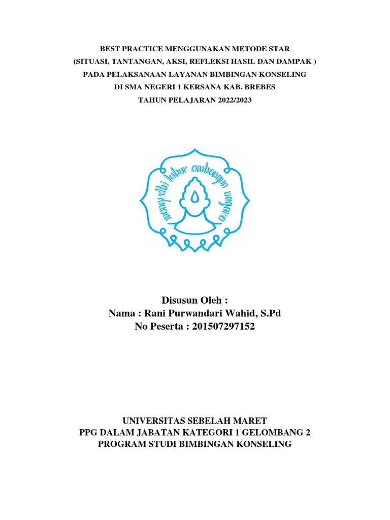 Best Practice PPG Daljab Bimbingan Konseling | PDF