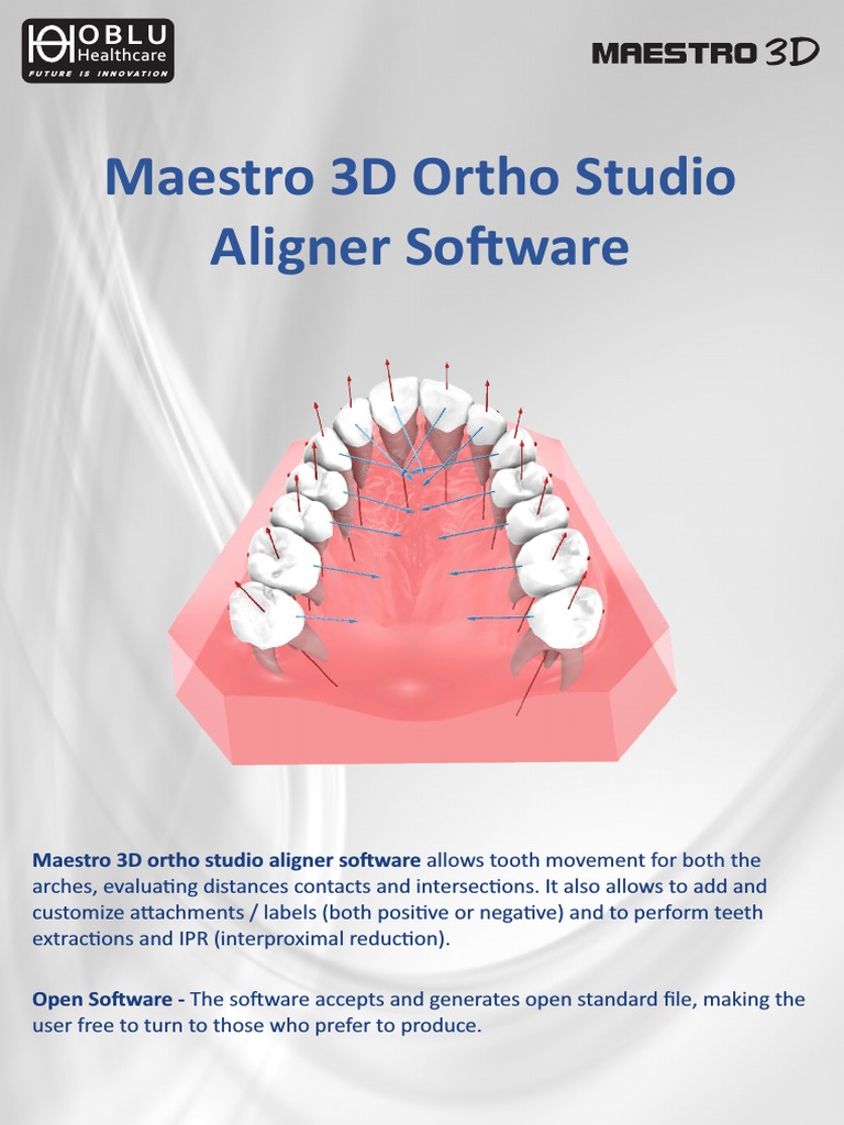 Maestro 3D Ortho Studio Aligner Software | PDF