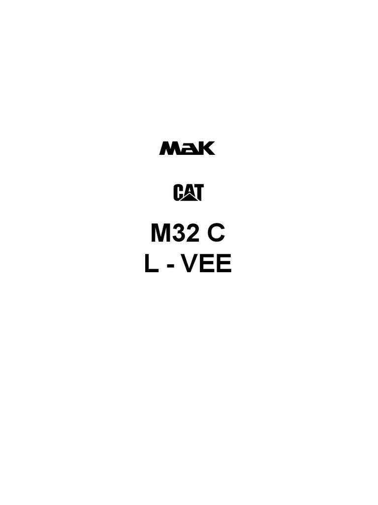 MAk M32C Engine Service Manual | PDF | Internal Combustion Engine | Piston