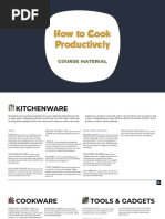 Food Production Notes | PDF | Chef | Foods