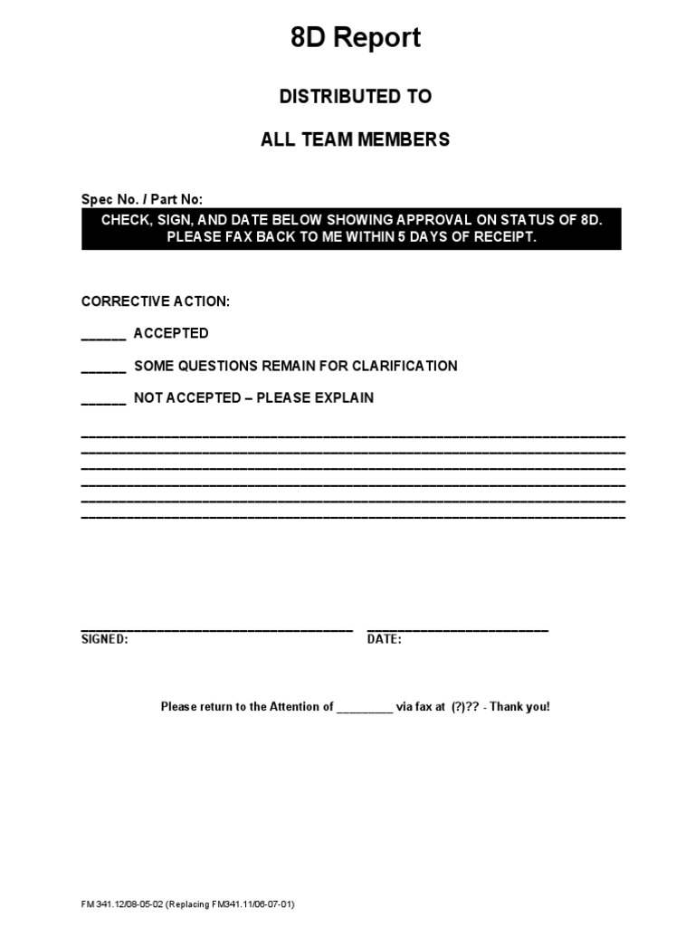 8d-Report (Ishikawa) | PDF | Logic