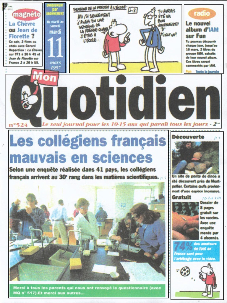 Mon Quotidien | PDF