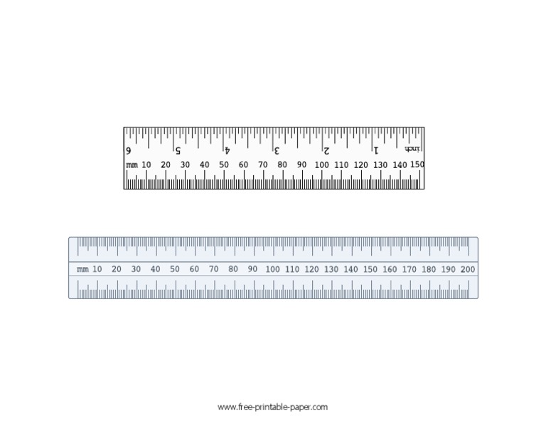 MM Ruler Actual Size | PDF