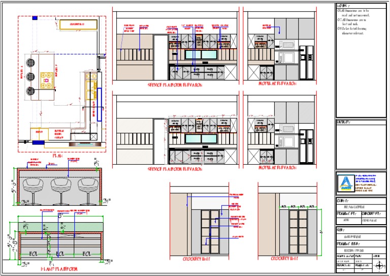 Kitchen Drawing | PDF | Interior Design | Architectural Design