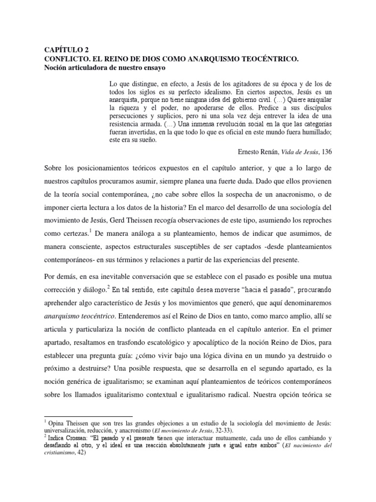Sesión 11. El Reino de Dios Como Anarquismo Teocéntrico | PDF | Jesús ...