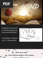 NCERT Book For Class 9 English Poem Wind | PDF