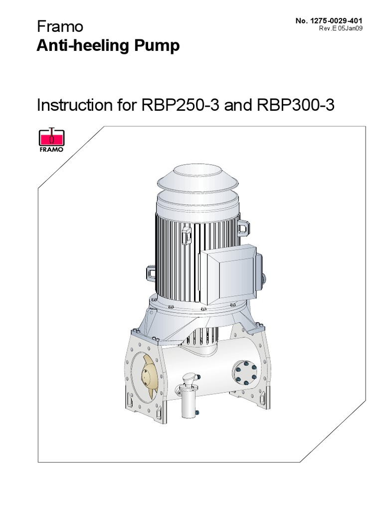Anti-Heeling Pump Manual | PDF | Pump | Bearing (Mechanical)