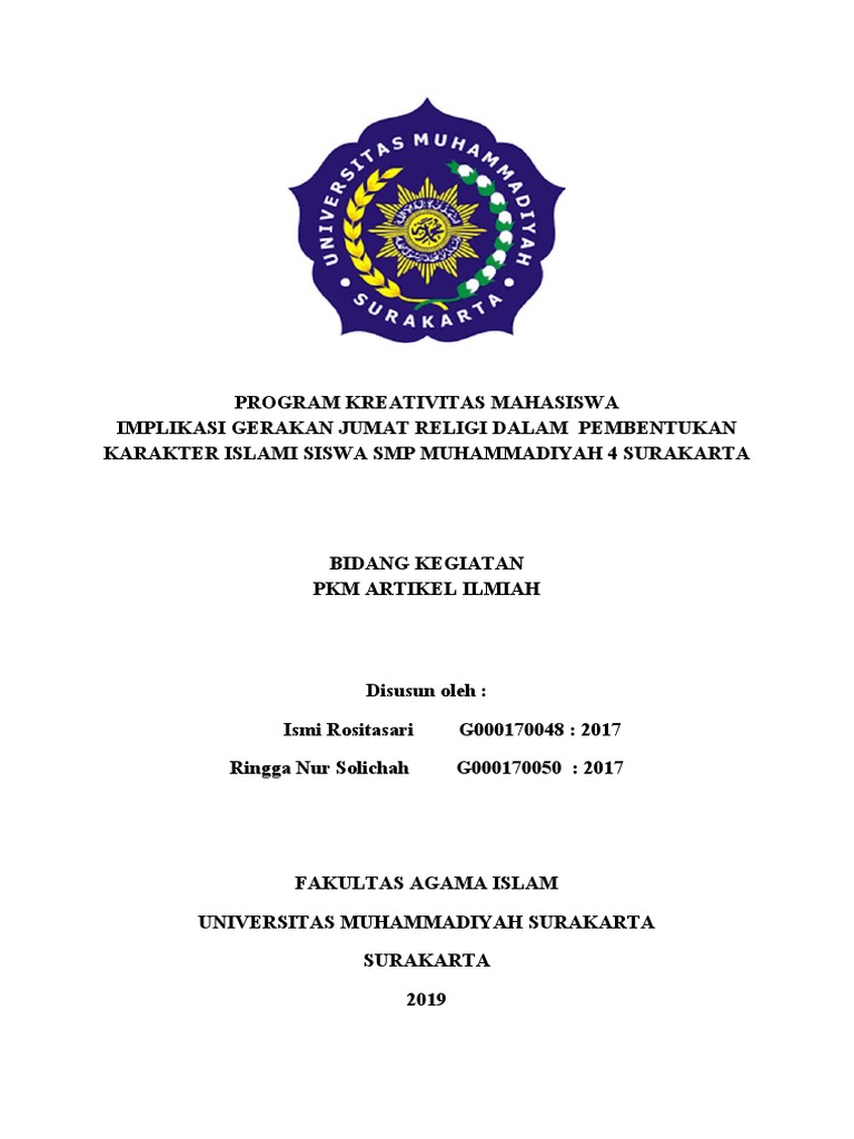 PKM Jumat Religi | PDF | Karier & Perkembangan