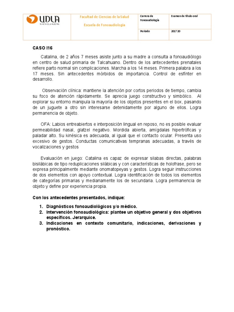 Casos Clã-Nicos INFANTIL 201720 16 en Adelante | PDF | Educación de la primera infancia | Fonema