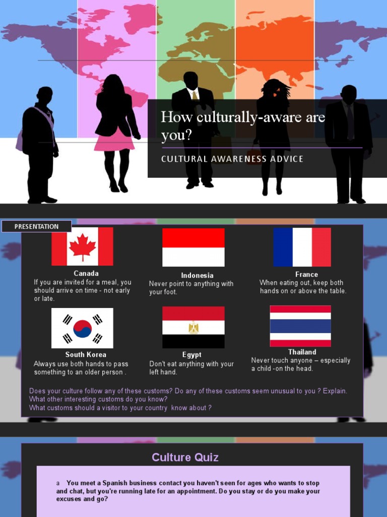 Cultural Awareness | PDF | Jokes | Humour