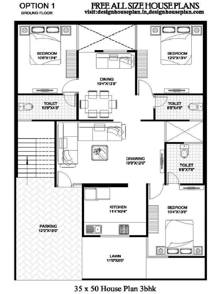 35 X 50 House Plans 667x1024 | PDF
