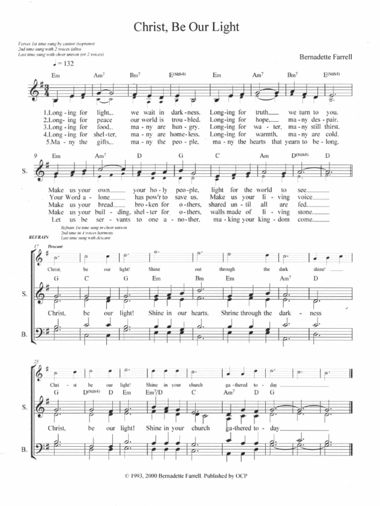 Christ Be Our Light | PDF