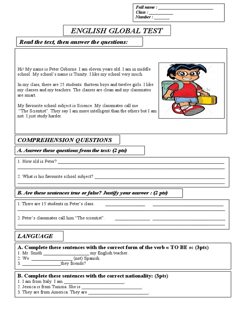 Global Test 4 1st Semester | PDF | Linguistics | Cognitive Science