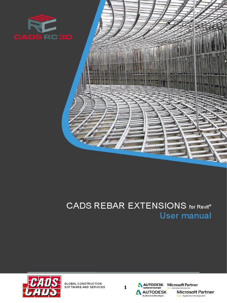 CADS Rebar Extensions For Revit User Manual | PDF | Autodesk Revit ...