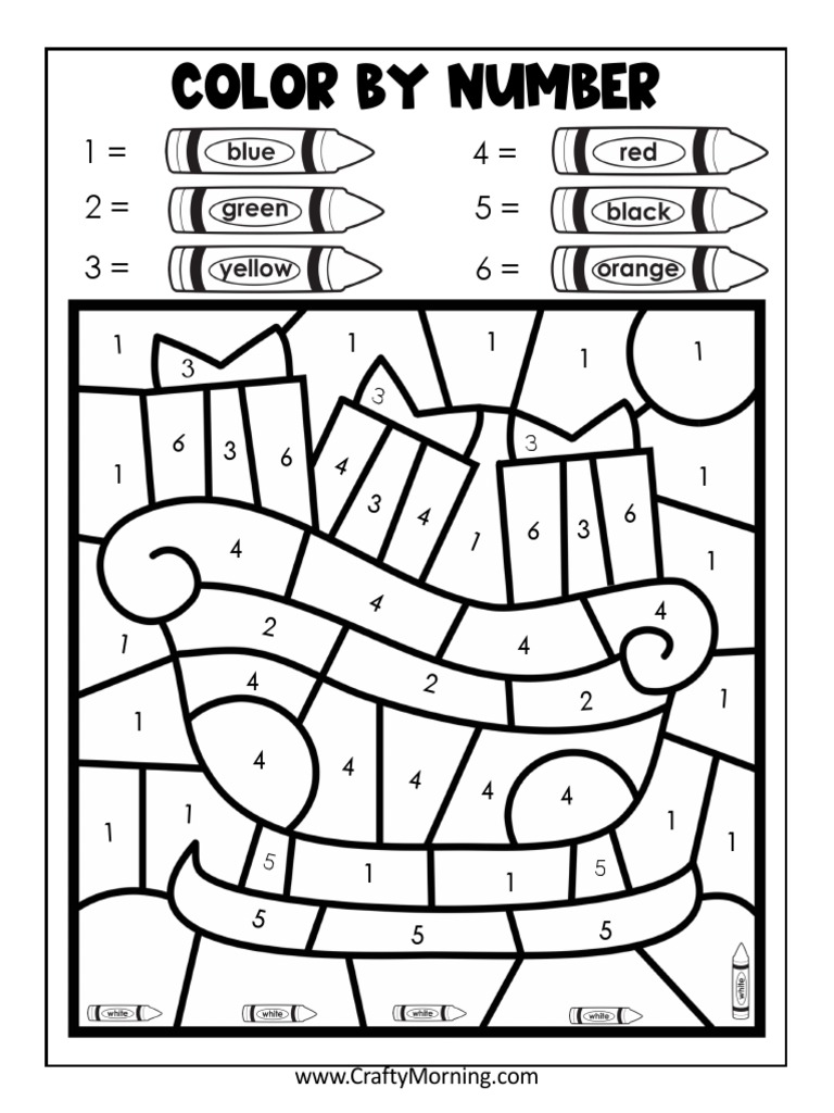 Color by Number Version 2 Set 1 | PDF