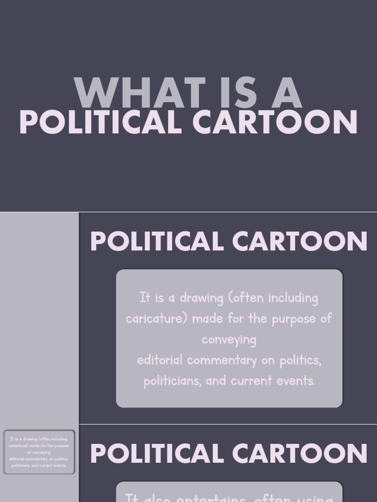 Analyzing Political Cartoons | PDF | Cartoon | Satire