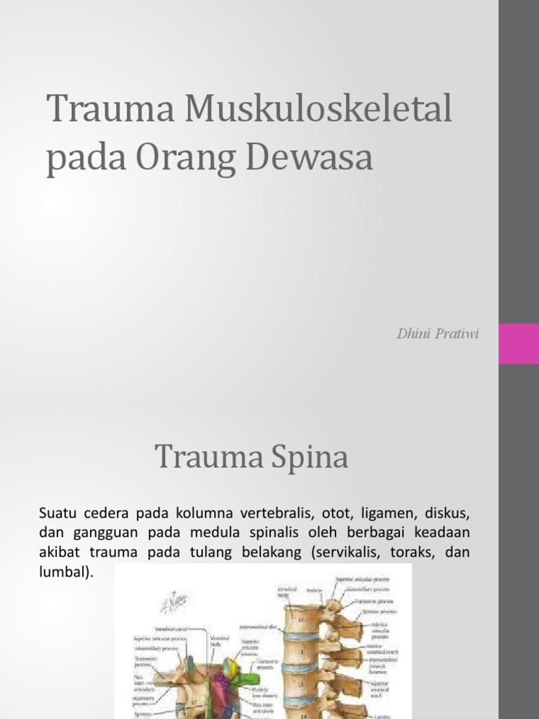 Penatalaksanaan Trauma Muskuloskeletal | PDF