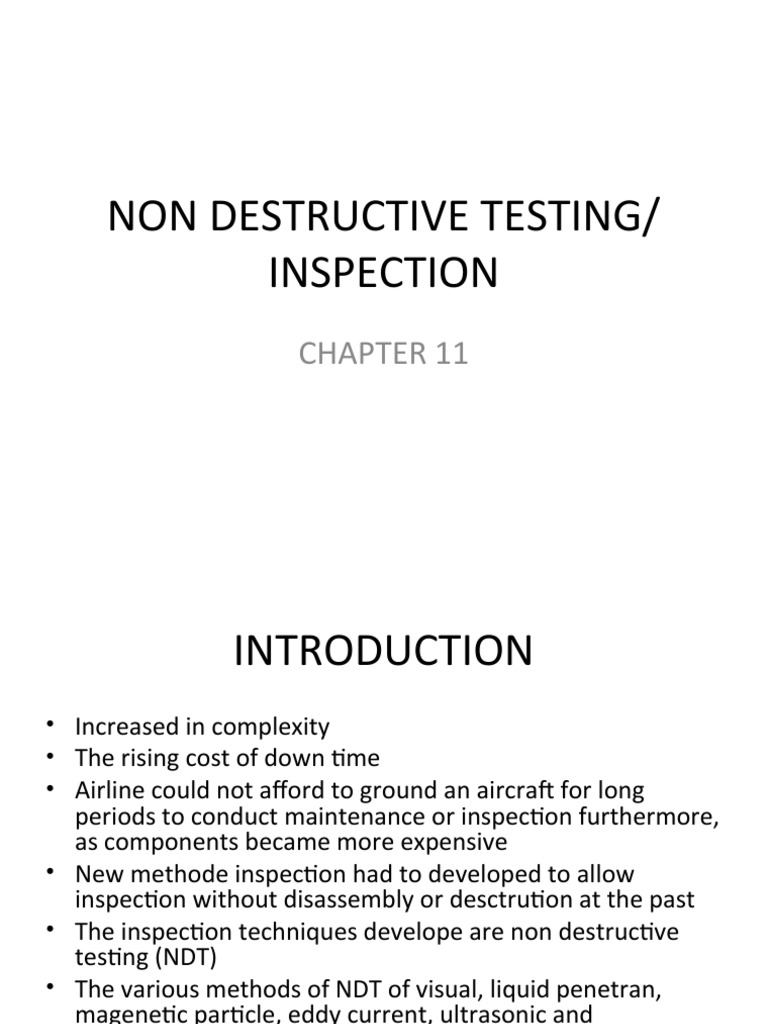Non Destructive Testing | PDF | Nondestructive Testing | Secondary ...