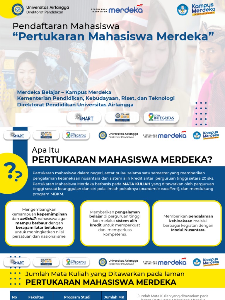 Sosialisasi Pertukaran Mahasiswa Merdeka | PDF