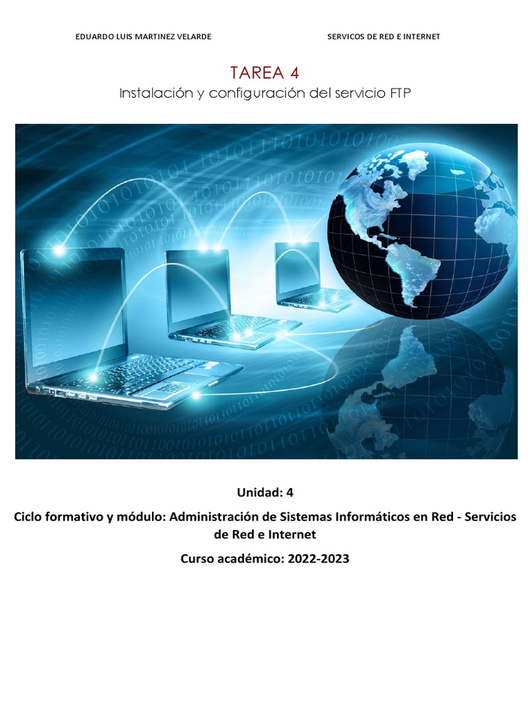 Martinez - Velarde - Eduardo - SRI04 - Instalación y Configuración Del Servicio FTP | PDF