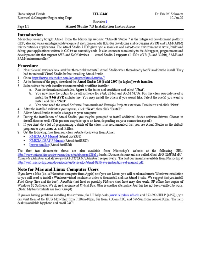 Install Atmel Studio 7.0 | PDF | Software | Computer Science