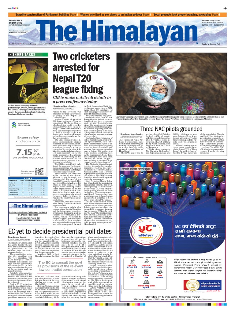 (24.01.23) The Himalayan Times-Nepal - Am | PDF