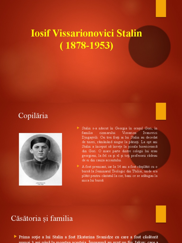 Iosif Vissarionovici Stalin | PDF