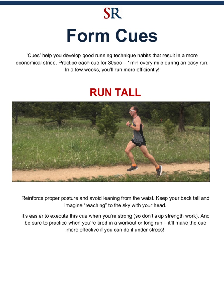 Form Cues Cheat Sheet | PDF