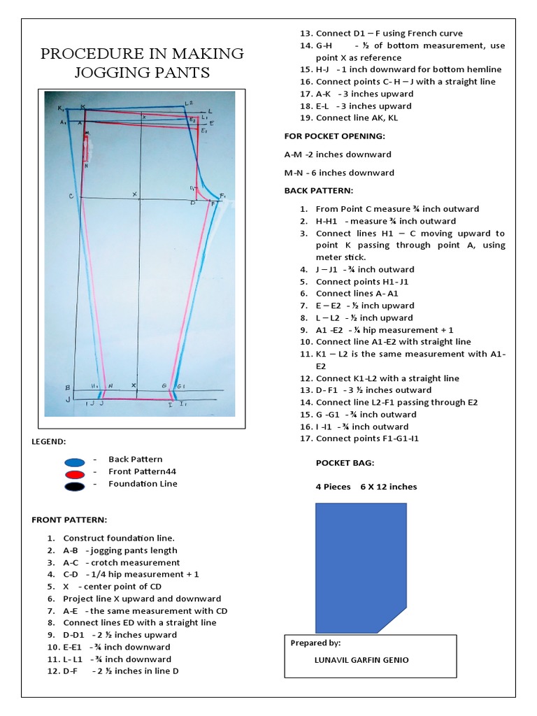 Jogging Pants Pattern | PDF