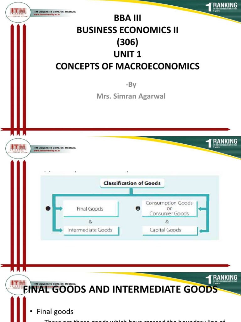 Basic Concepts of Macroeconomics | PDF | Capital (Economics) | Fixed Investment