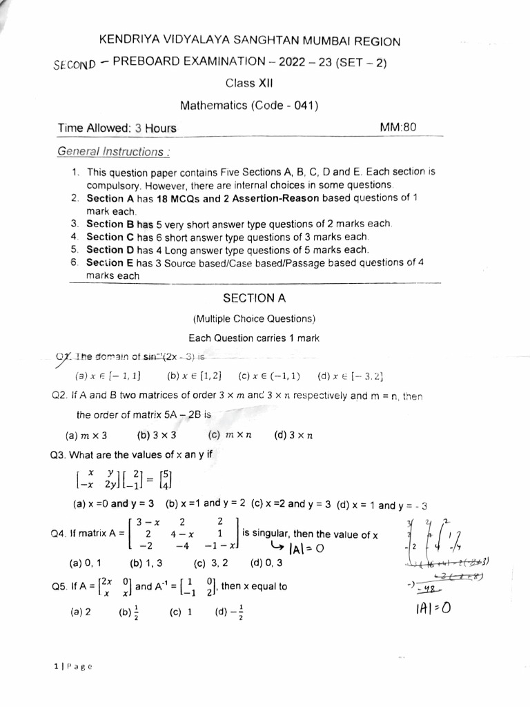 Maths PB-2 | Download Free PDF | Euclidean Vector | Matrix (Mathematics)