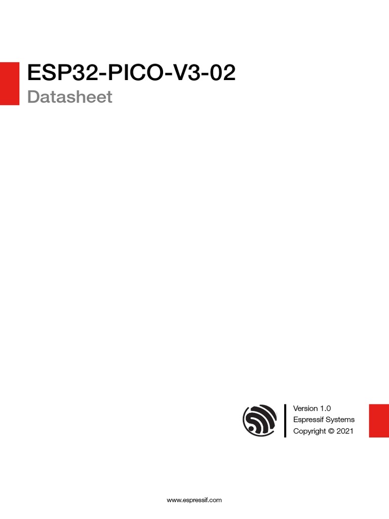 Esp32 Pico V3 02 Datasheet Pdf Bluetooth Microcontroller 2922