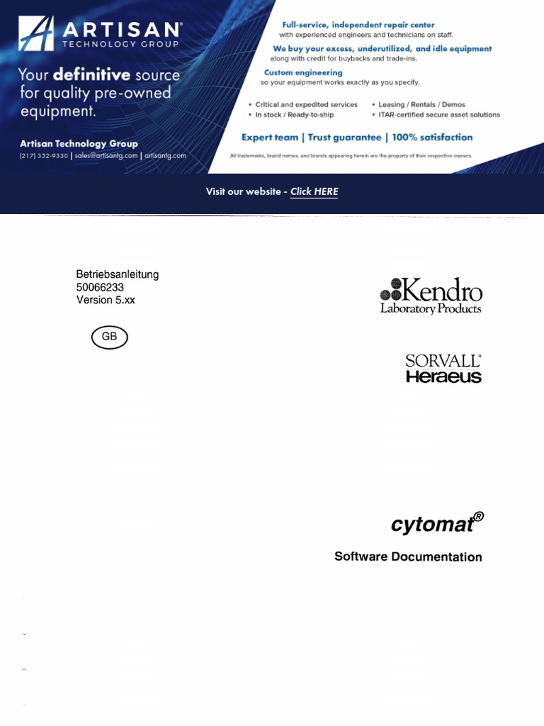 Cytomat Software Information | PDF | Information Age | Computer Science