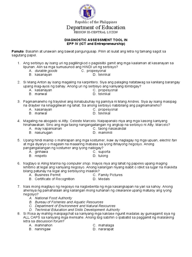 EPP5 ICT Assessment Region III GAPAN-CITY Edited-Final | PDF