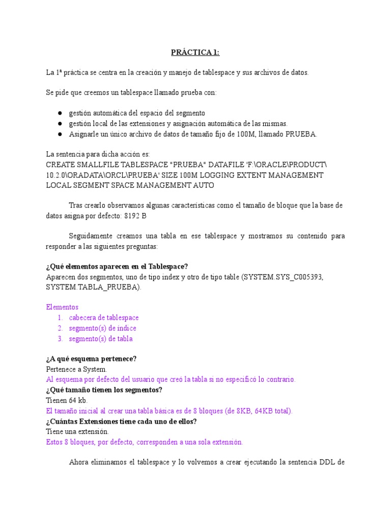 Resumen de Prácticas | PDF | SQL | Arquitectura de Computadores