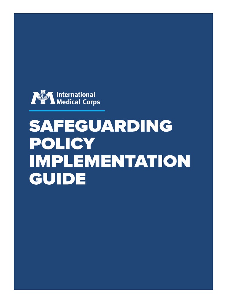 Safeguarding Policy Implementation Guide | PDF | Psychosocial | Risk
