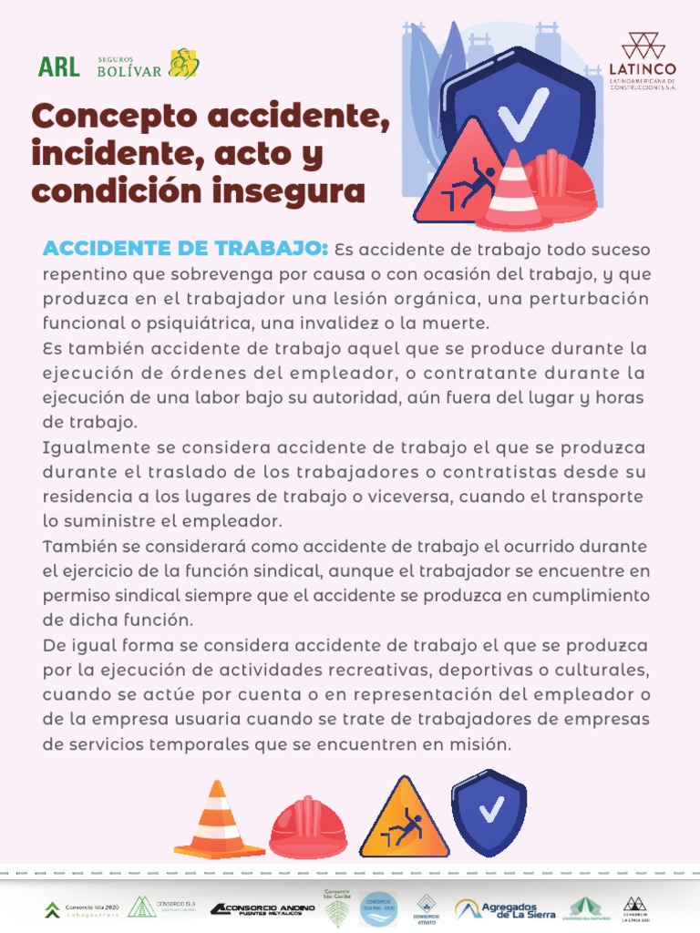 Concepto Accidente, Incidente, Acto y Condición Insegura - 13-04-2022 ...