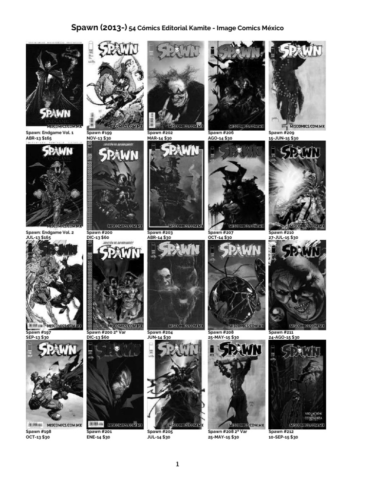 Spawn 1 | PDF