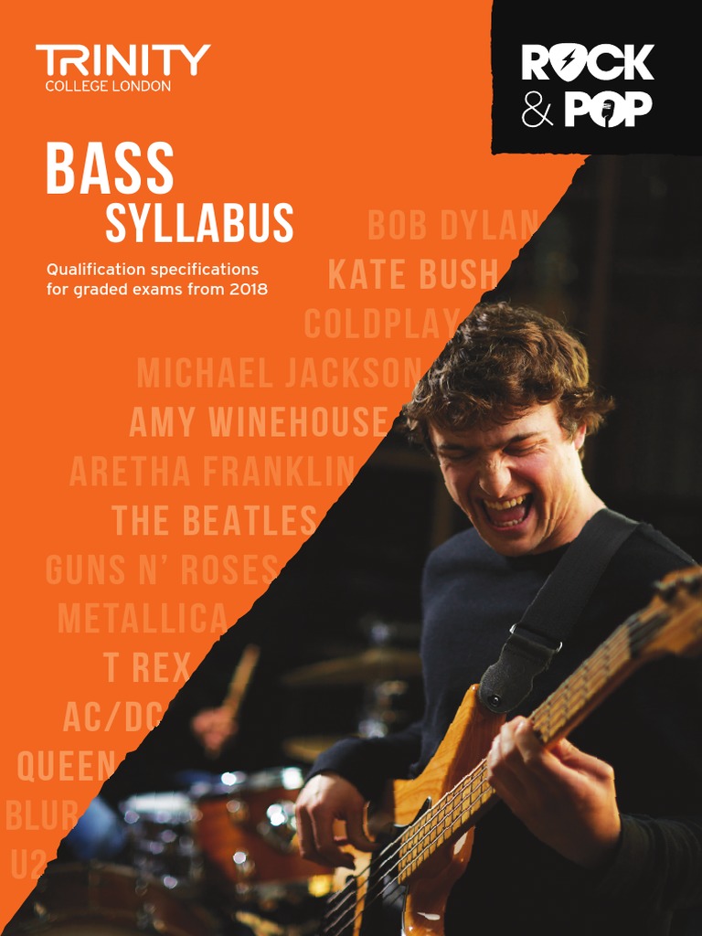 Trinity Rock & Pop Bass Syllabus | PDF | Test (Assessment) | Learning