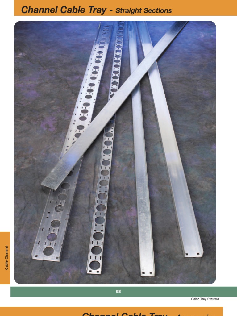 Cable Tray Systems & Accessories Guide | PDF | Electrical Connector ...