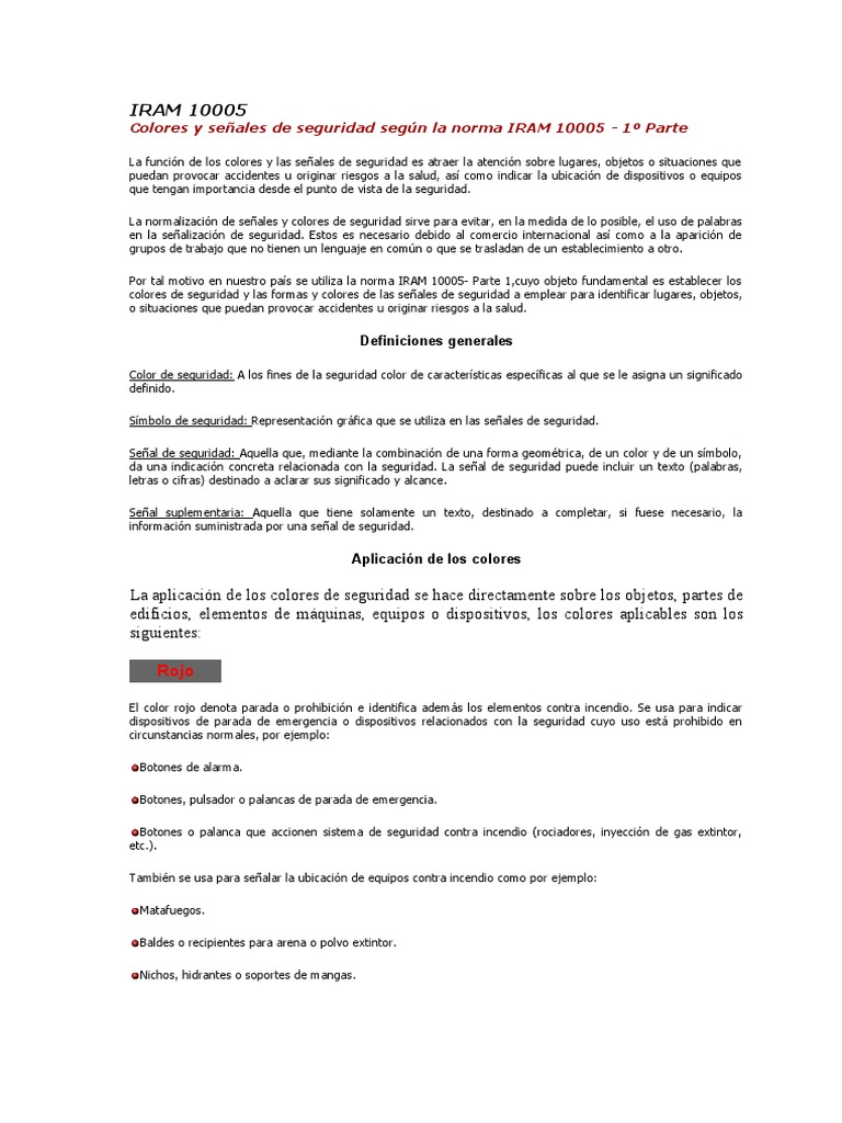 Normas IRAM 10005-2407 | PDF | Color